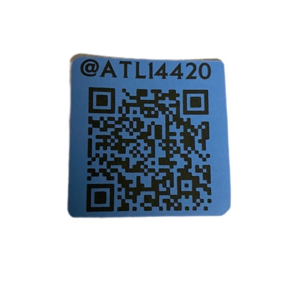 Hand Crafted | Design | Custom 0 Count Blue Background Black Qr Code ...